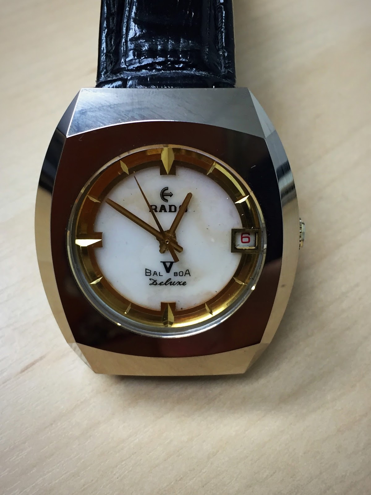 Vintage watch experience 古董手錶: Rado Balboa Deluxe Stone dial