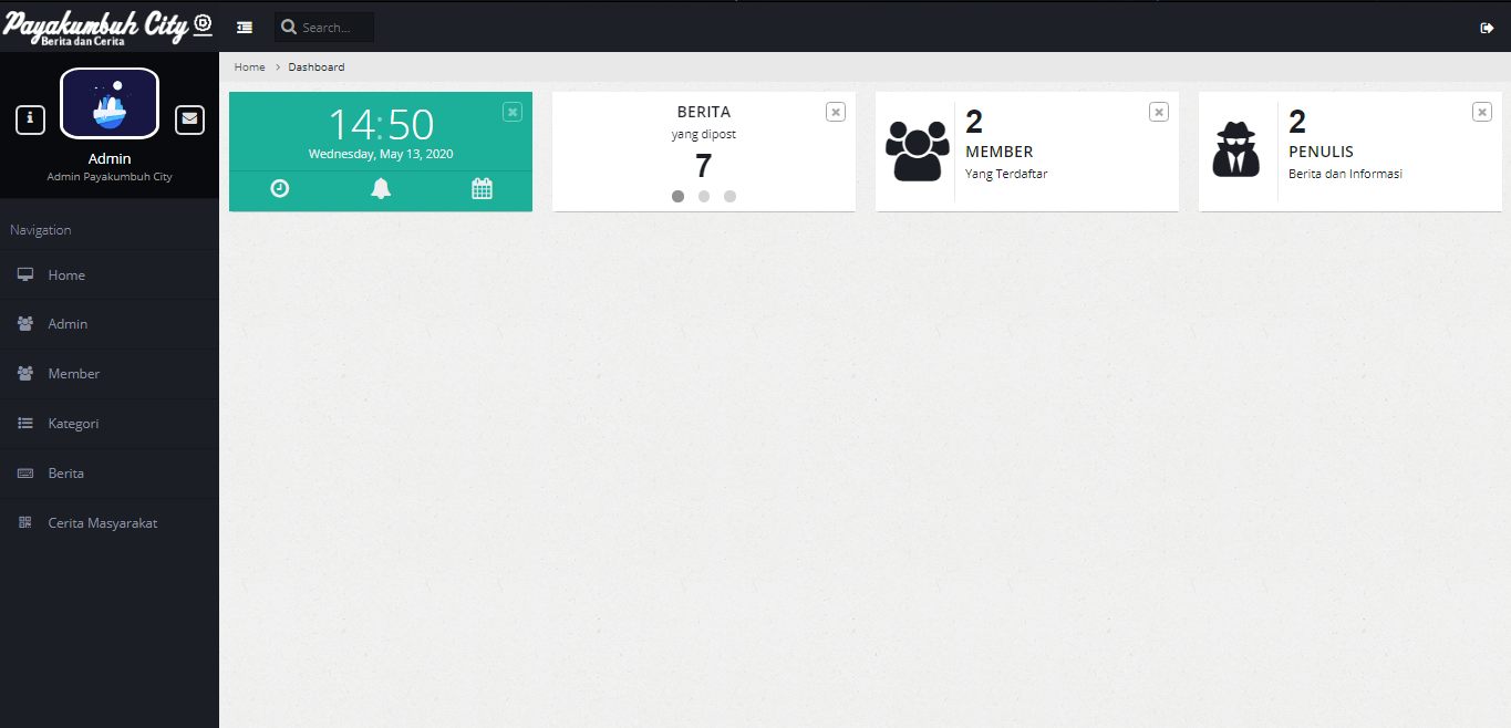 Source Code Website Portal Berita Responsive with Bootstrap