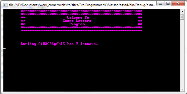 How To Count Only Letters In A String In C Pprogramming