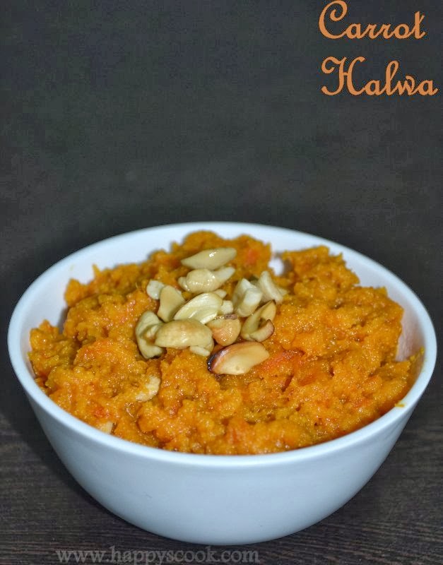 Carrot Halwa Recipe/Gajar ka halwa| Diwali Special Recipes | Happy's Cook