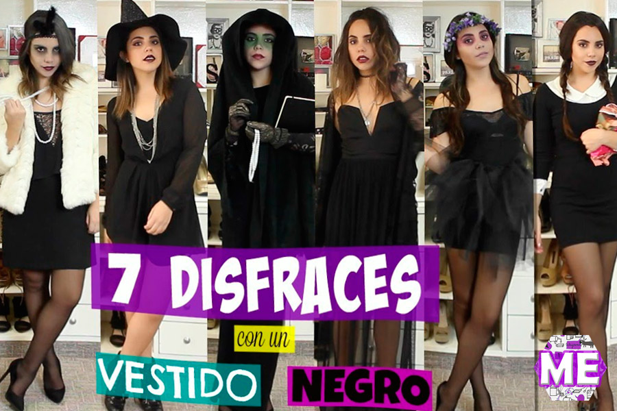 7 Disfraces con vestidos negros (VIDEO) - Salón y Belleza