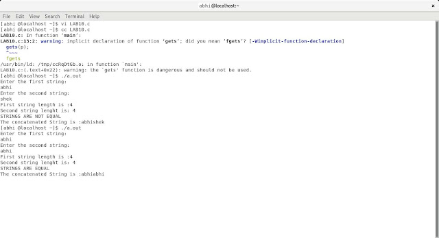 VTU CSE LABS: CPL 10 - STRING OPERATIONS