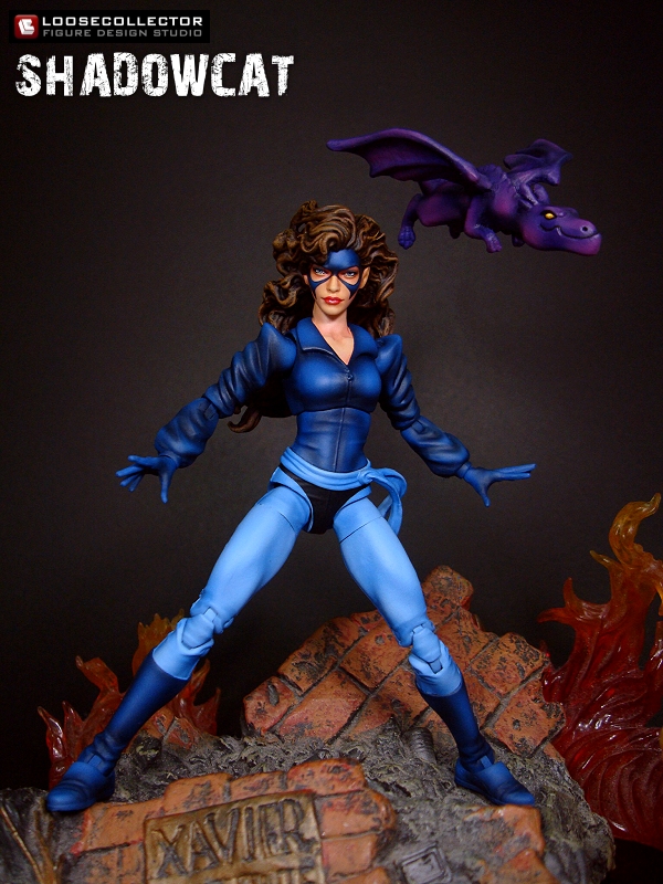 Loosecollector Custom Figures Archive: Classic Shadowcat with Lockheed
