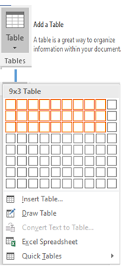 Illustrations :- Pictures, Online Pictures, Shapes, SmartArt, Chart ...