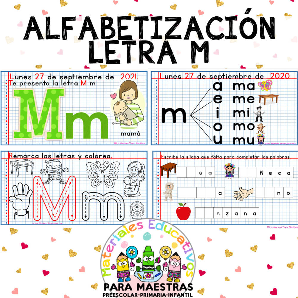 Palabras Con La Letra M Para Niños