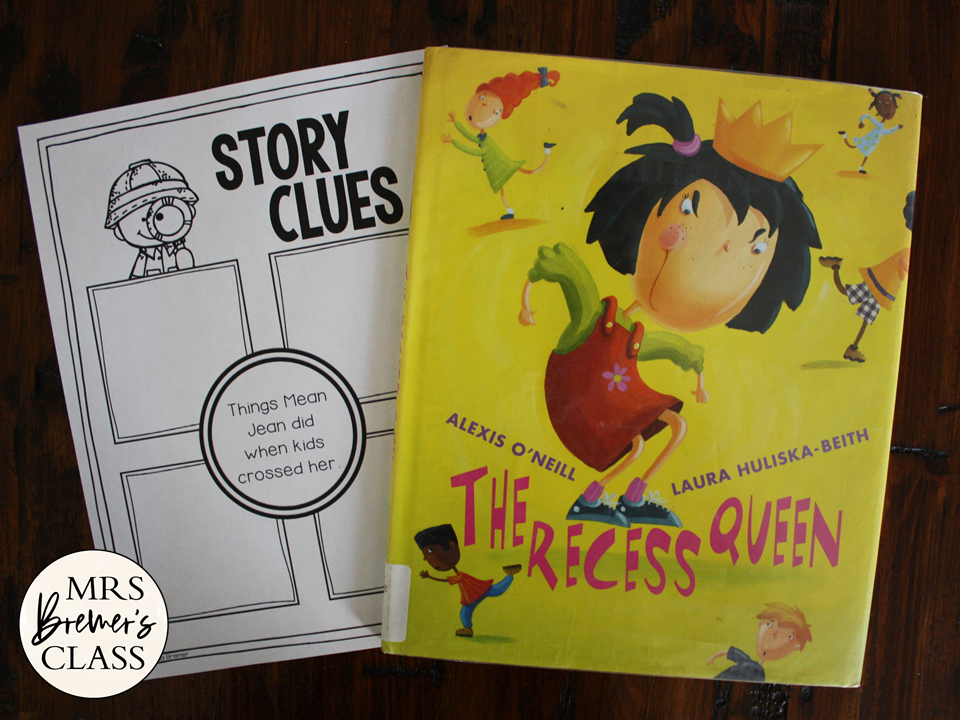 The Recess Queen | Book Activities about Bullying and Conflict ...