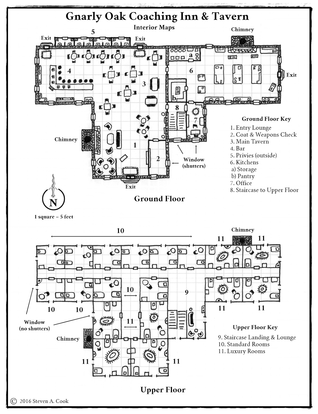 Fantasy Inn Map