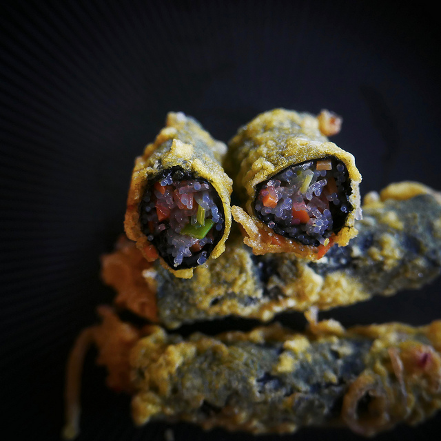 Yeux friands et Bouche bée...: Crispy gimari - Rouleaux coréens crunchy