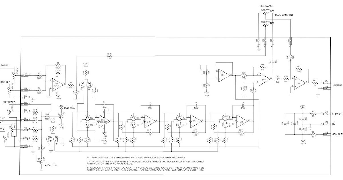 Eddy Bergman.com: Synthesizer Build part-21: ARP2600 LOWPASS FILTER (4072).