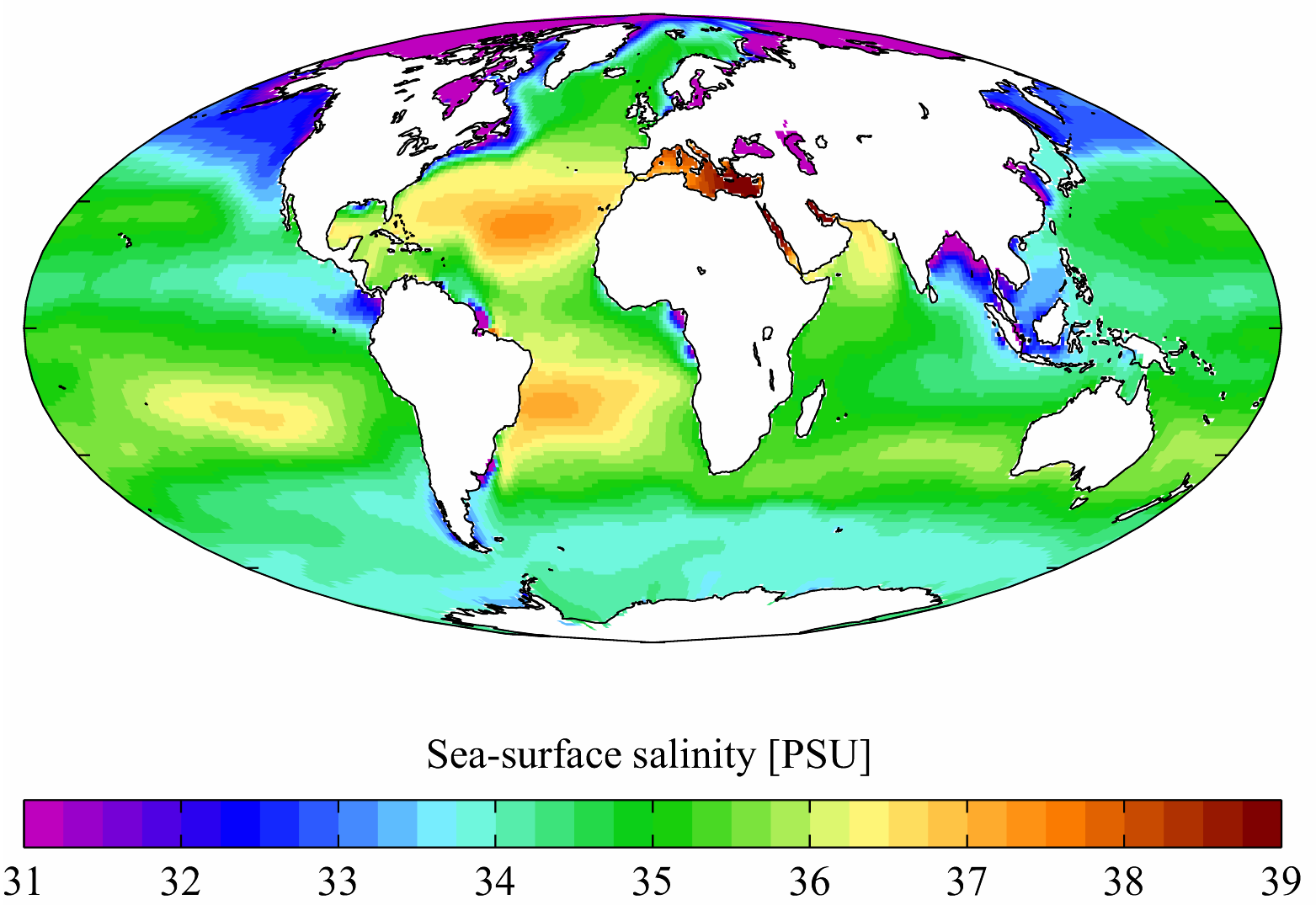 If the ice caps were to melt entirely, what effect would it have on the ...