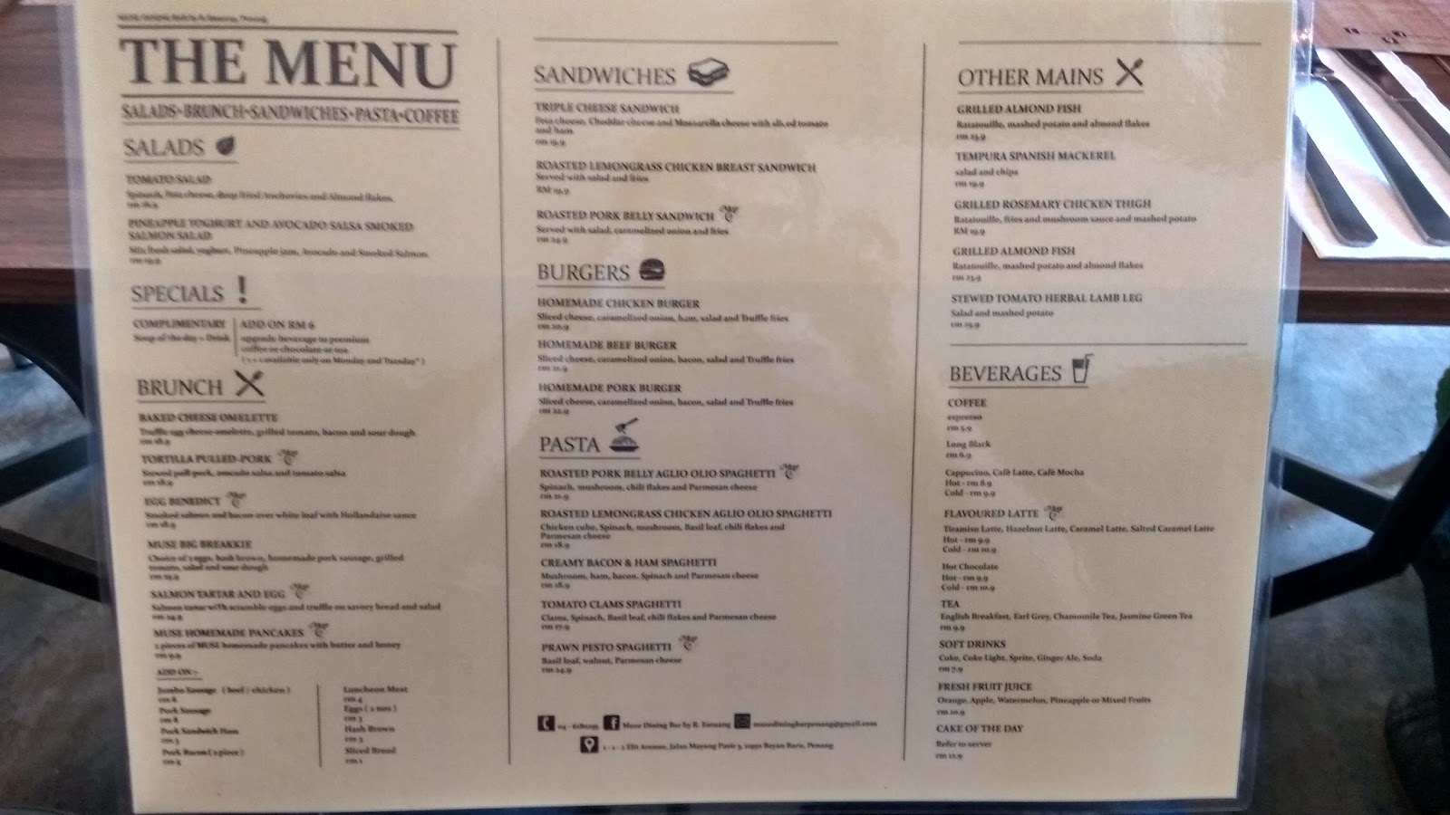 It's About Food!!: Muse Dining Bar By R. Emuang @ Elit Avenue