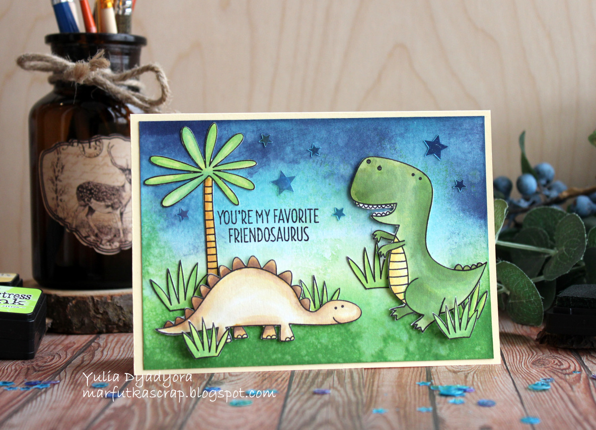 Марфуткины бумажки: Друзья-динозавры / Sweet dino friends