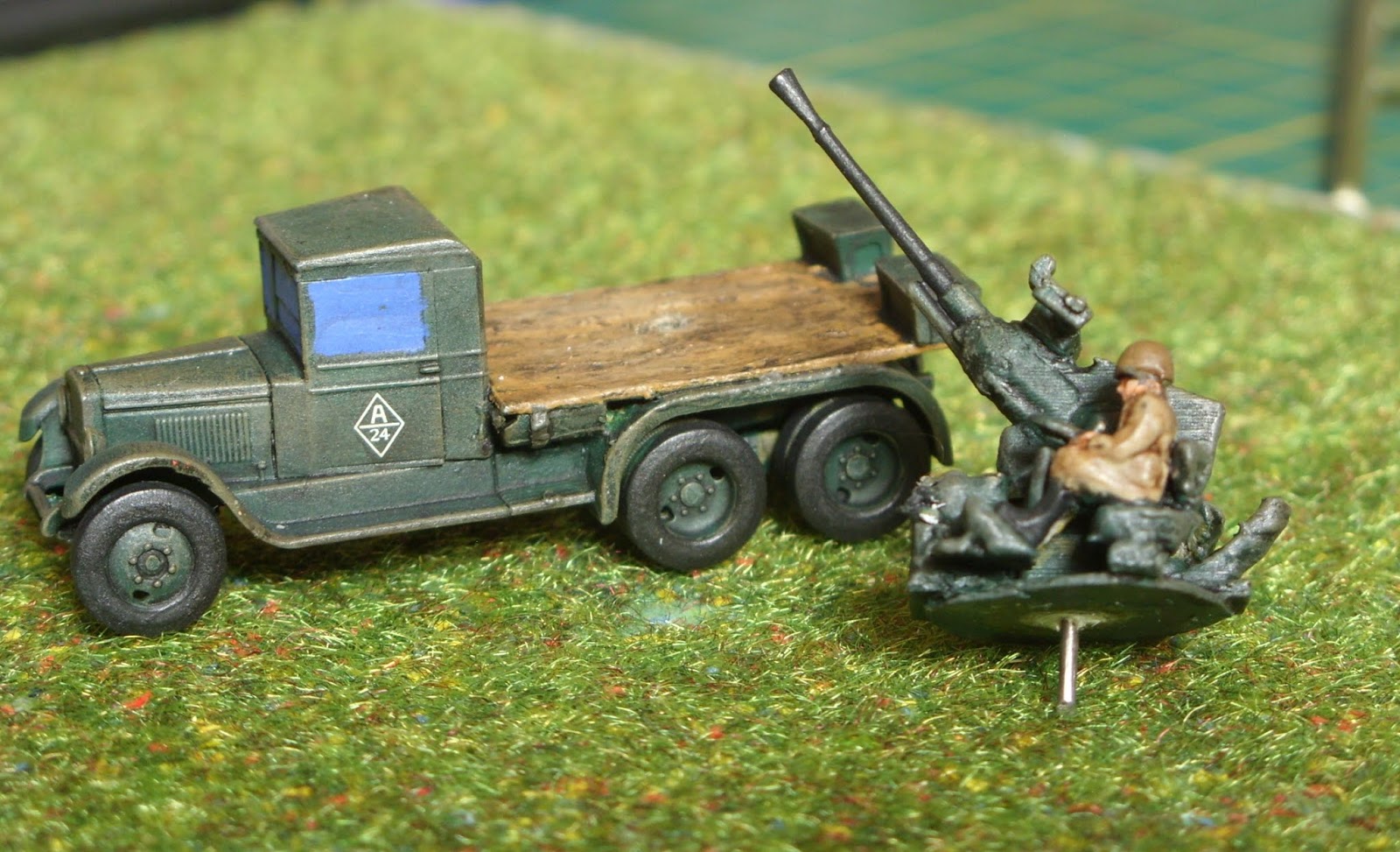 WORLD WAR 2 MODELZONE: 1:100 ZIS-6 With 3,7cm Flak