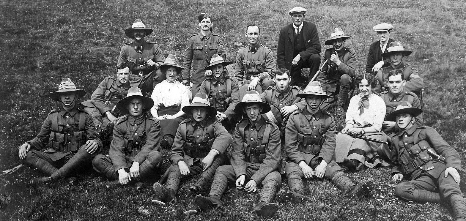 Tour Scotland: Old Photograph Royal Highland Regiment Largoward Scotland