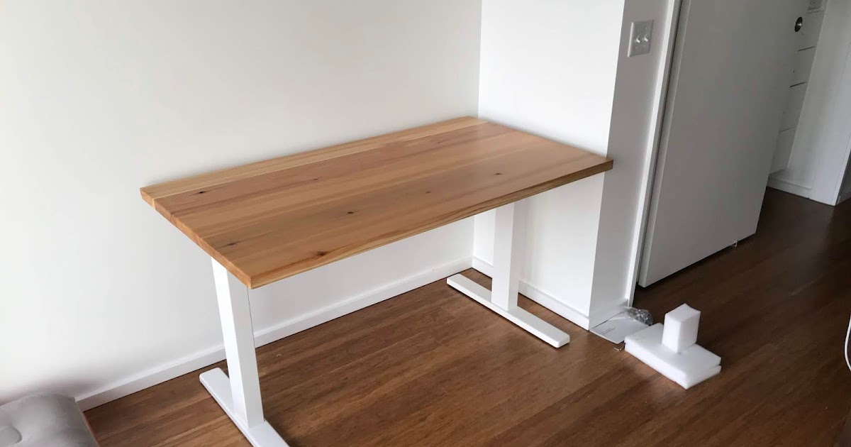 driftedge woodworking: Cedar Adjustable Height Desk.
