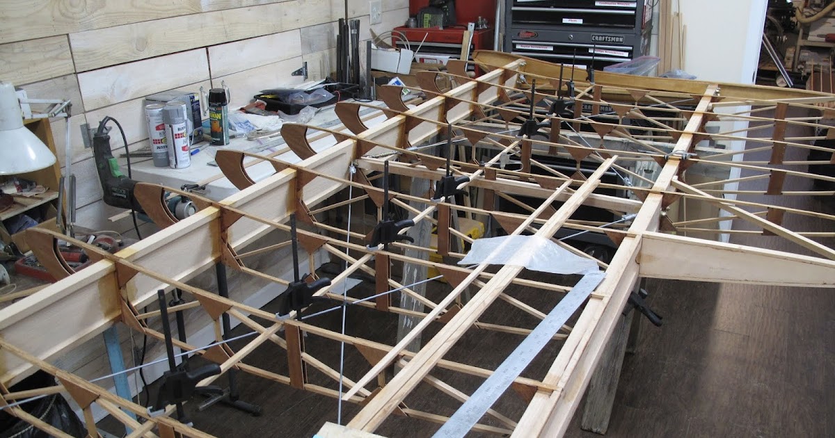 WACO NINE Rebirth: Rib Lacing Stick and Leading Edge Plan