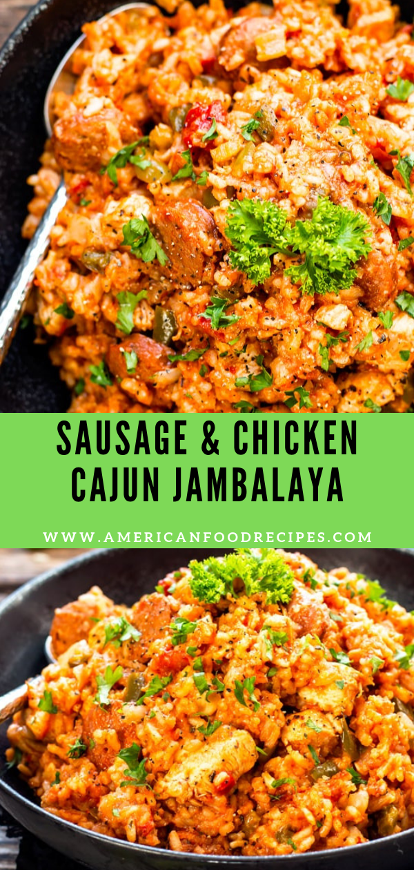 Sausage & Chicken Cajun Jambalaya - American Food Recipes