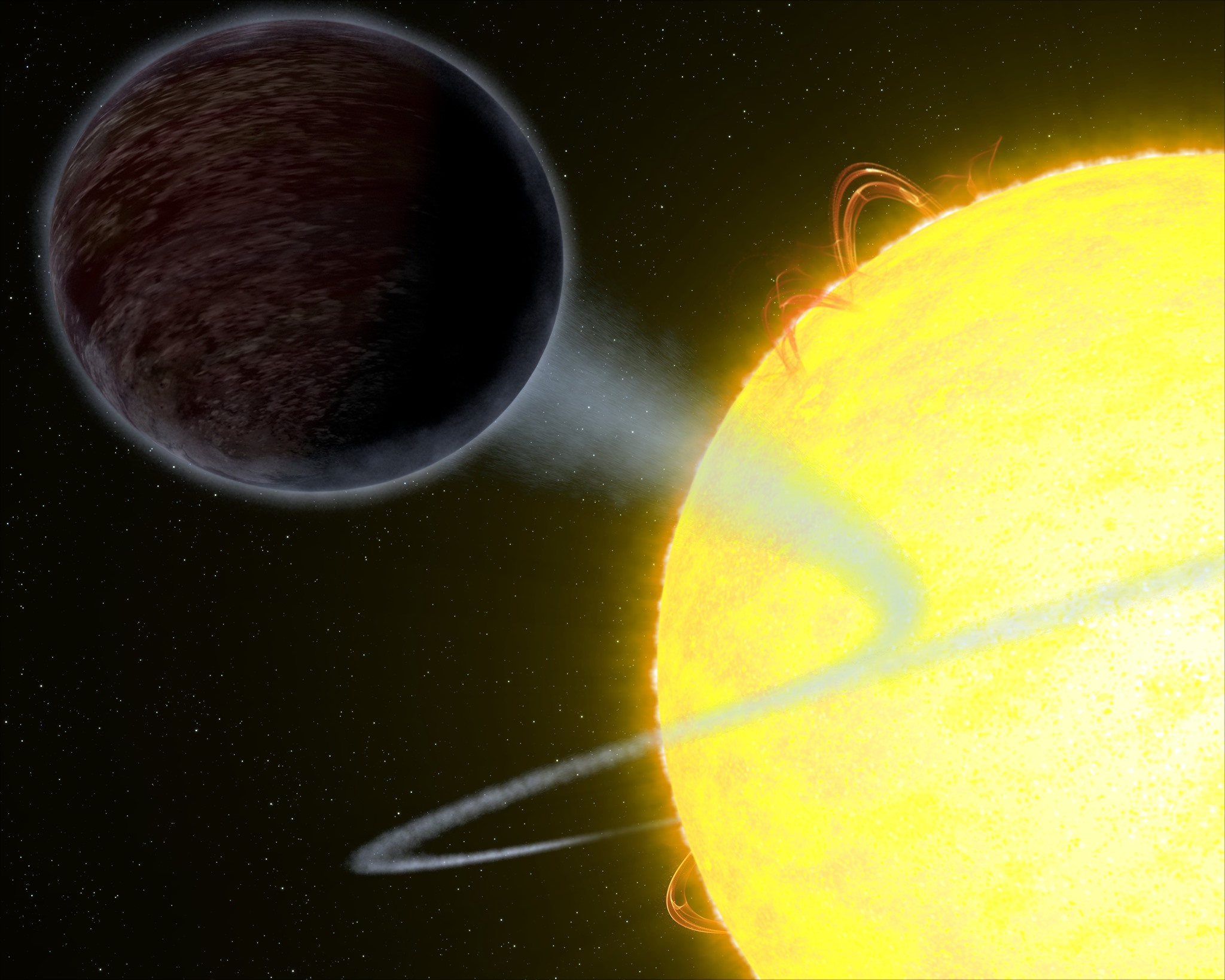 WASP 12b, a strange exoplanet ~ FreeAstroScience.com