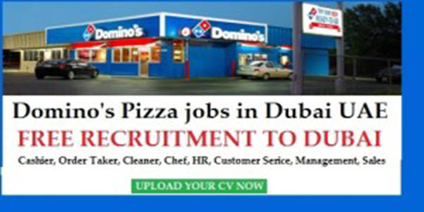 Jobs In Dominos pizza 2017 Apply Now Visa ticket Free