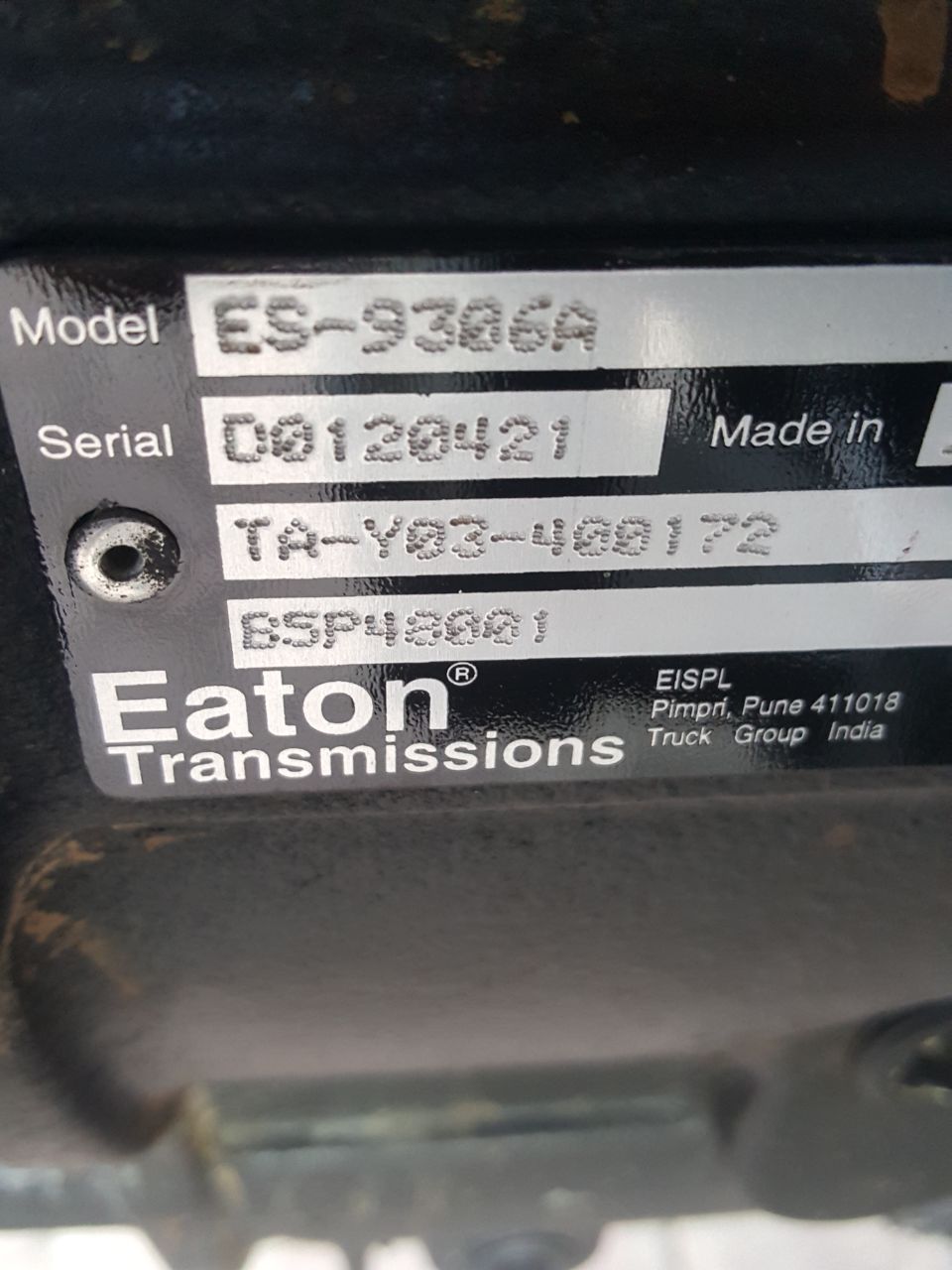 PTOs for Eaton Gearboxes: PTO for Eaton FS 9306 / 6306 A Gearbox