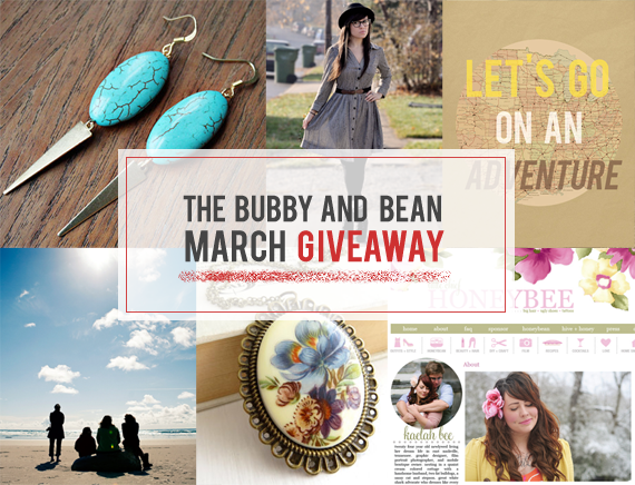 Bubby and Bean ::: Living Creatively: Big March GIVEAWAY // Win Prizes ...