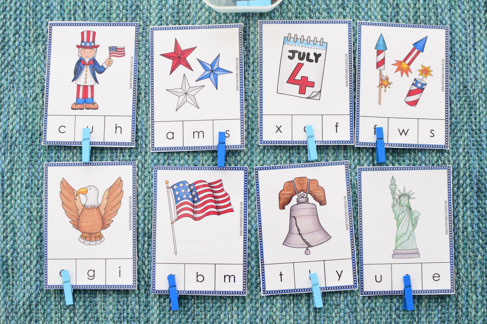 4th of July Math and Literacy Centers | The Pinay Homeschooler
