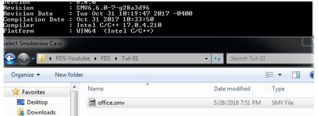 FDS-01: SIMPLE FLUID FLOW ANALYSIS USING FDS (FIRE DYNAMICS SIMULATOR) TOOL