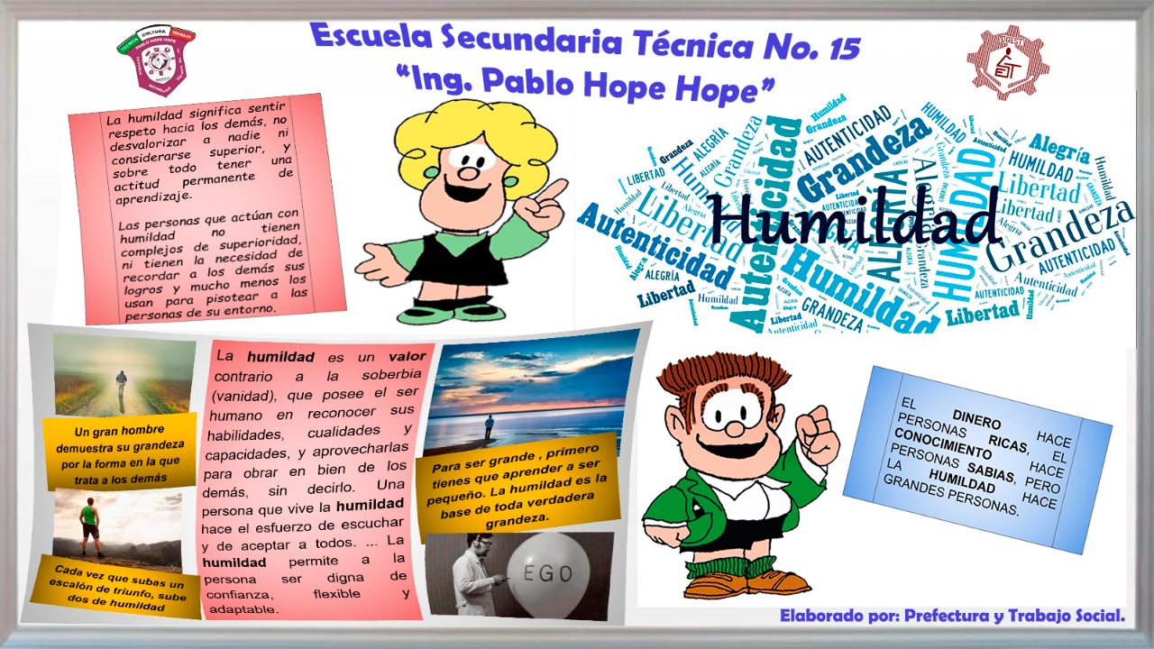 E.S.T. No. 15 "ING. PABLO HOPE HOPE" INFORMA: PREFECTURA