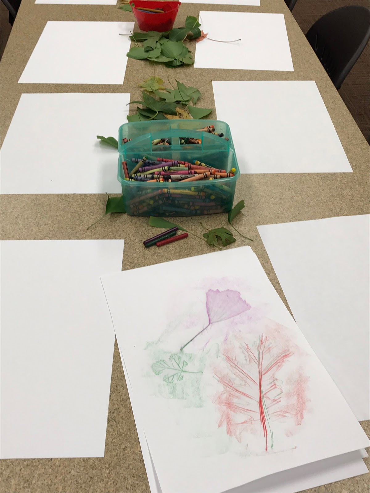 Adventures In Storytime (and Beyond): Leaf Art - Elementary Art Program