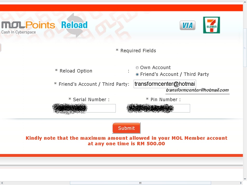 "MOL POINT" Transform: *MOL POINT TRANSFORM*