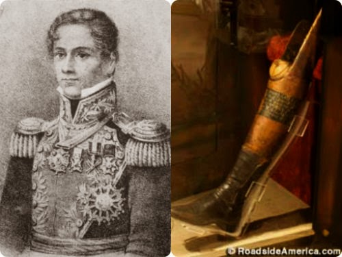 EL GENERAL SANTA ANNA Y SU PIERNA :'''NO LO SE!!!... ¿O SI?