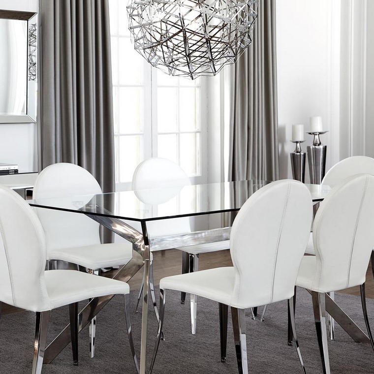 Comedores modernos blancos: + 25 Ideas de estilo y la elegancia