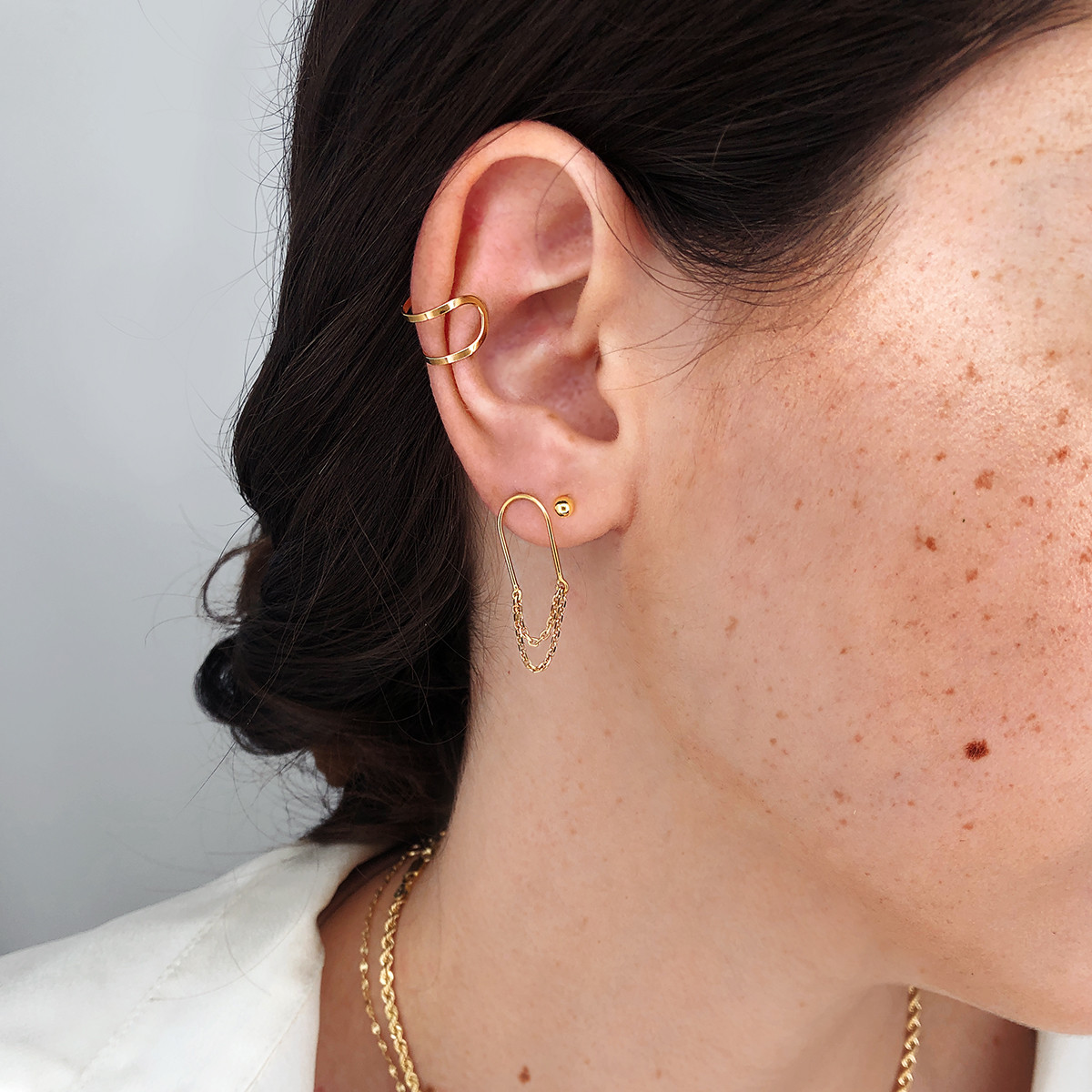 Cómo combinar piercings en la oreja - El armario de Lu by Jane