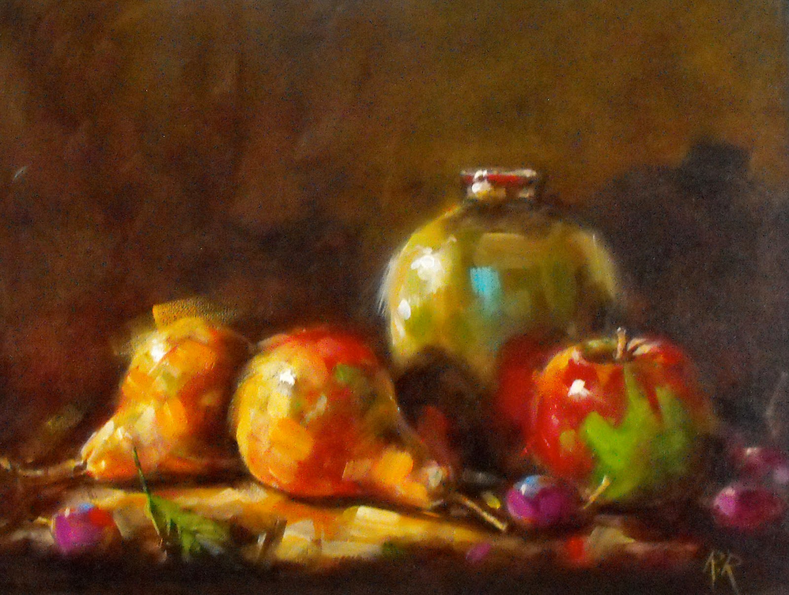Roger Roberts Art: traditional still life.