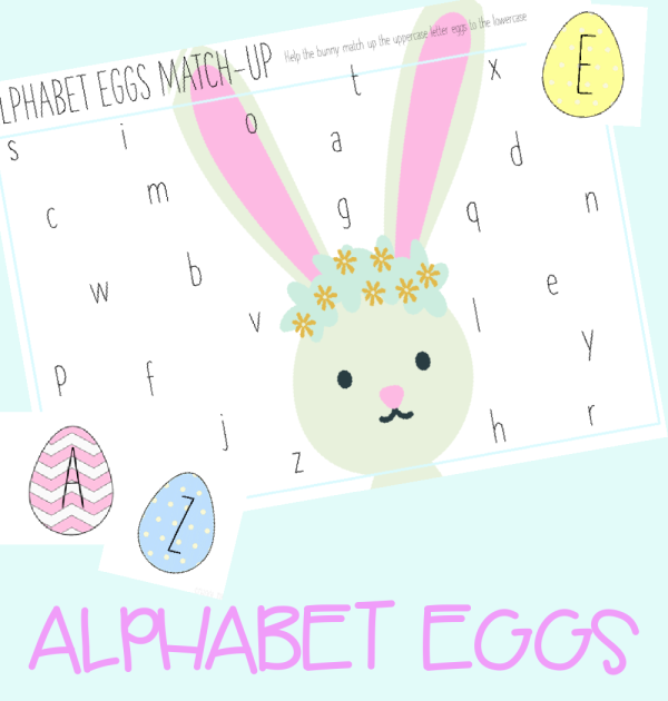 ABC Eggs Uppercase & Lowercase Letter Matching | School Time Snippets