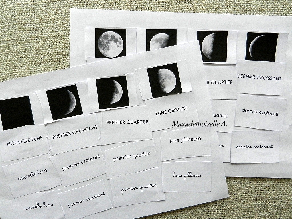 Maaademoiselle A.: || Nos activités sur la Lune