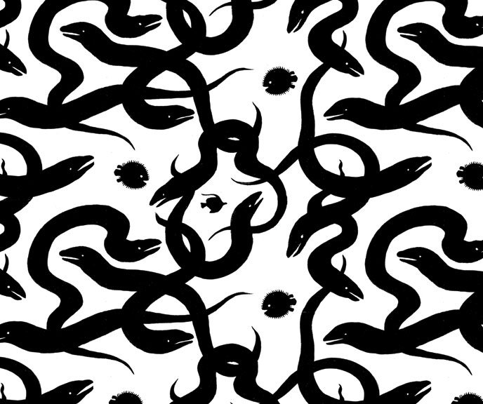 ArtGhost: Moray Eel Pattern
