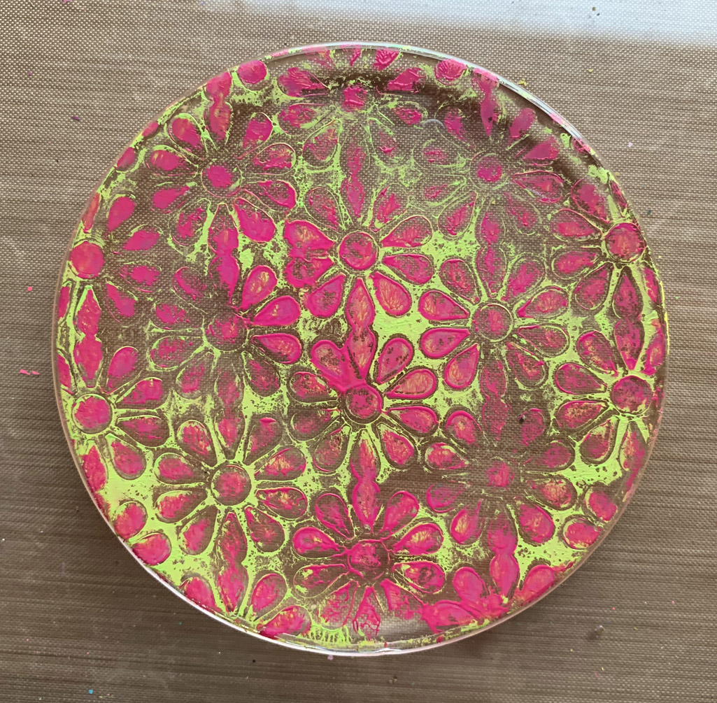 Painting Gel Prints With ZenART Brushes