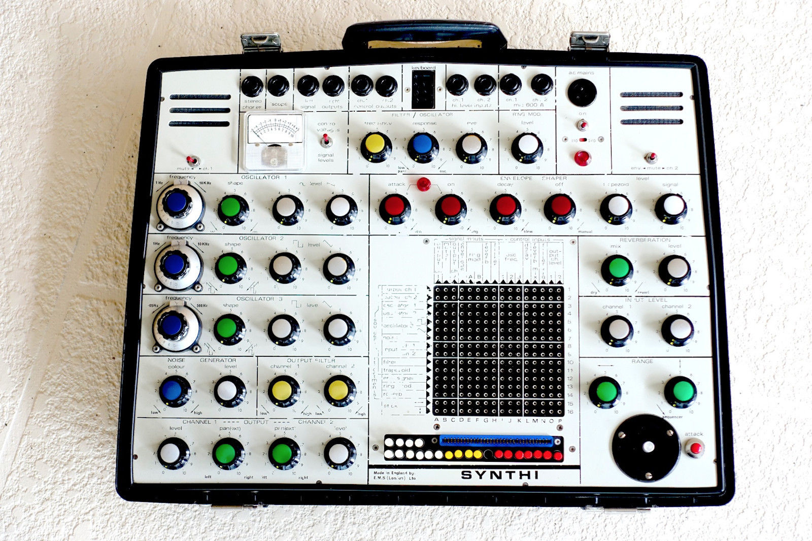 MATRIXSYNTH: EMS Synthi A Rare Vintage Analog Synthesizer