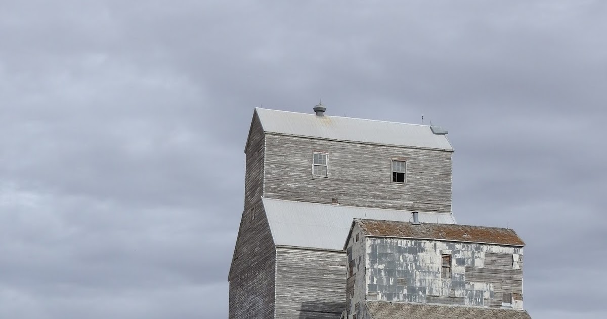 The view from here: Abandoned elevator in Liberty, Saskatchewan