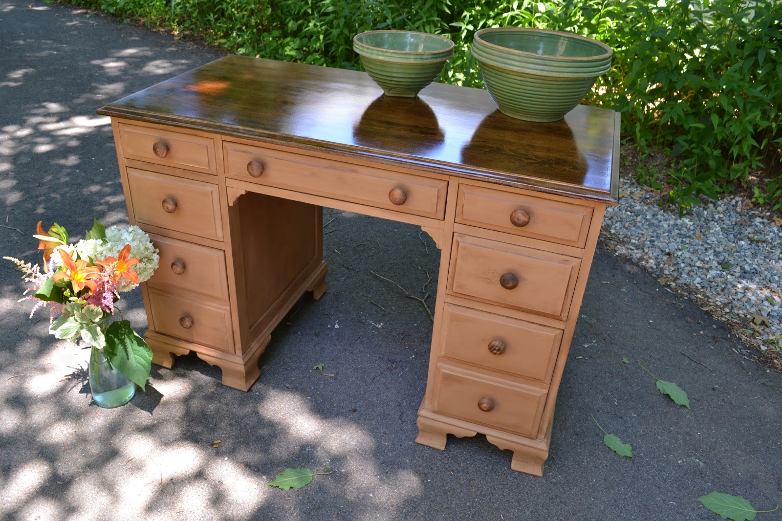 Heir and Space: A Solid Maple Desk