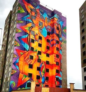 Mamani Mamani postulará a Guinness con 14 megamurales | Arte, Pintura ...