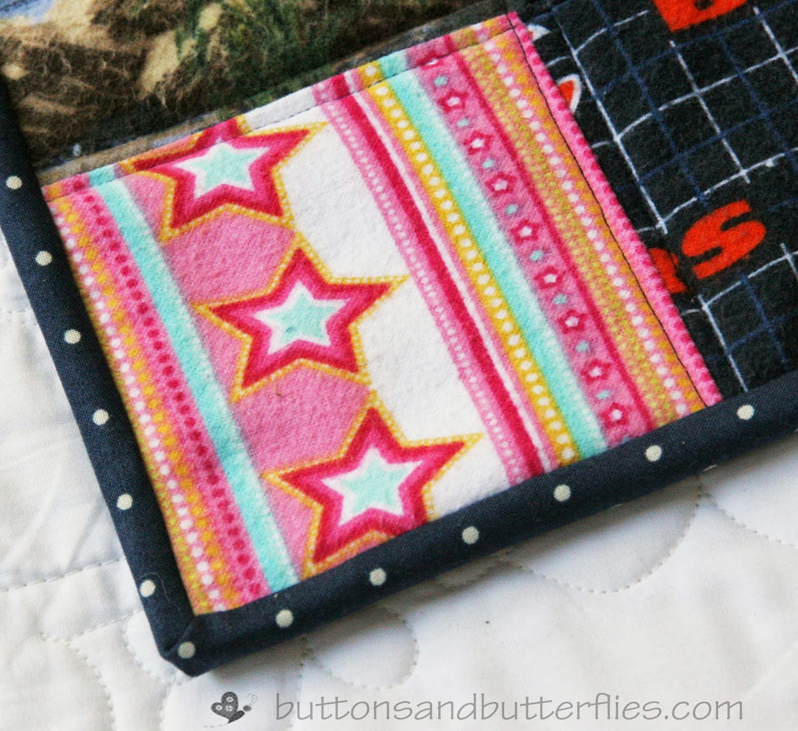 Buttons and Butterflies: Memory Doll Quilt