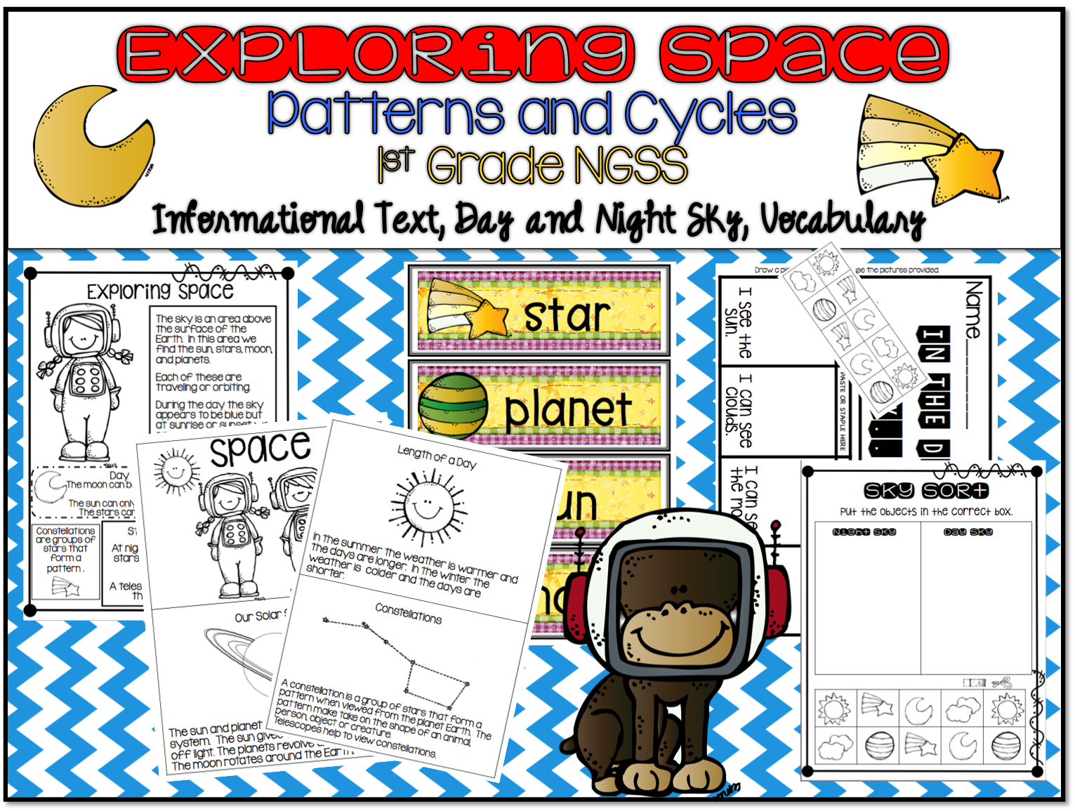 1st Grade Hip Hip Hooray!: Exploring Space...NGSS 1st