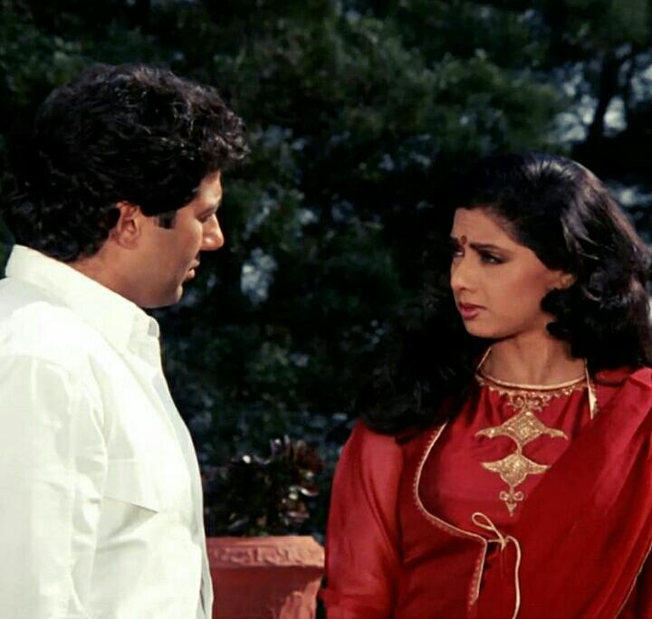 Sridevi: Sridevi and Sunny Deol in Nigahein: Nagina Part II