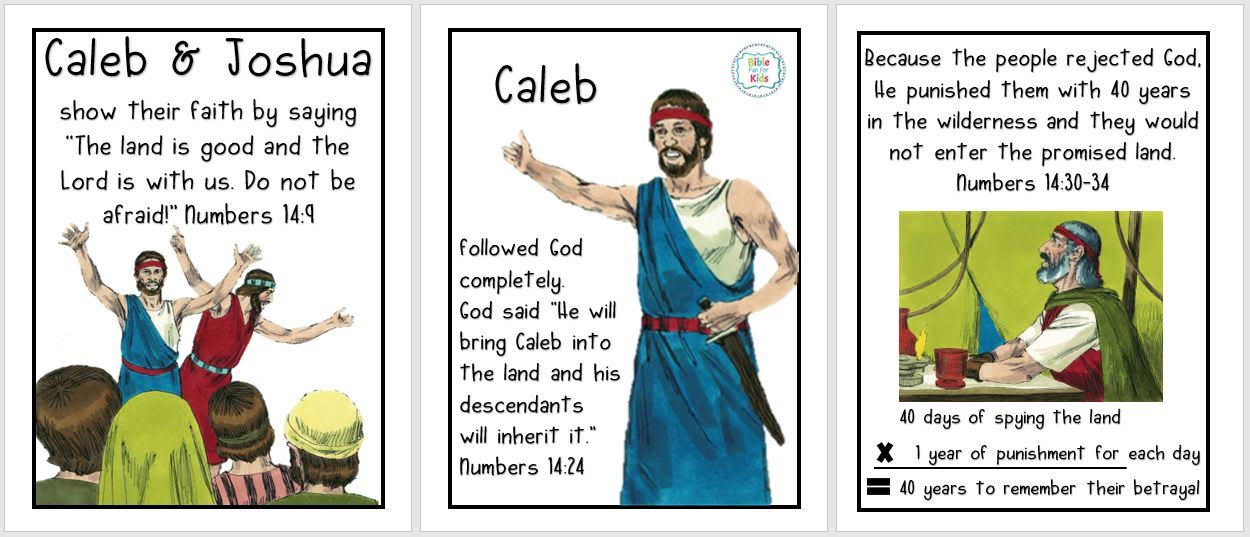 Caleb is Faithful | Bible Fun For Kids