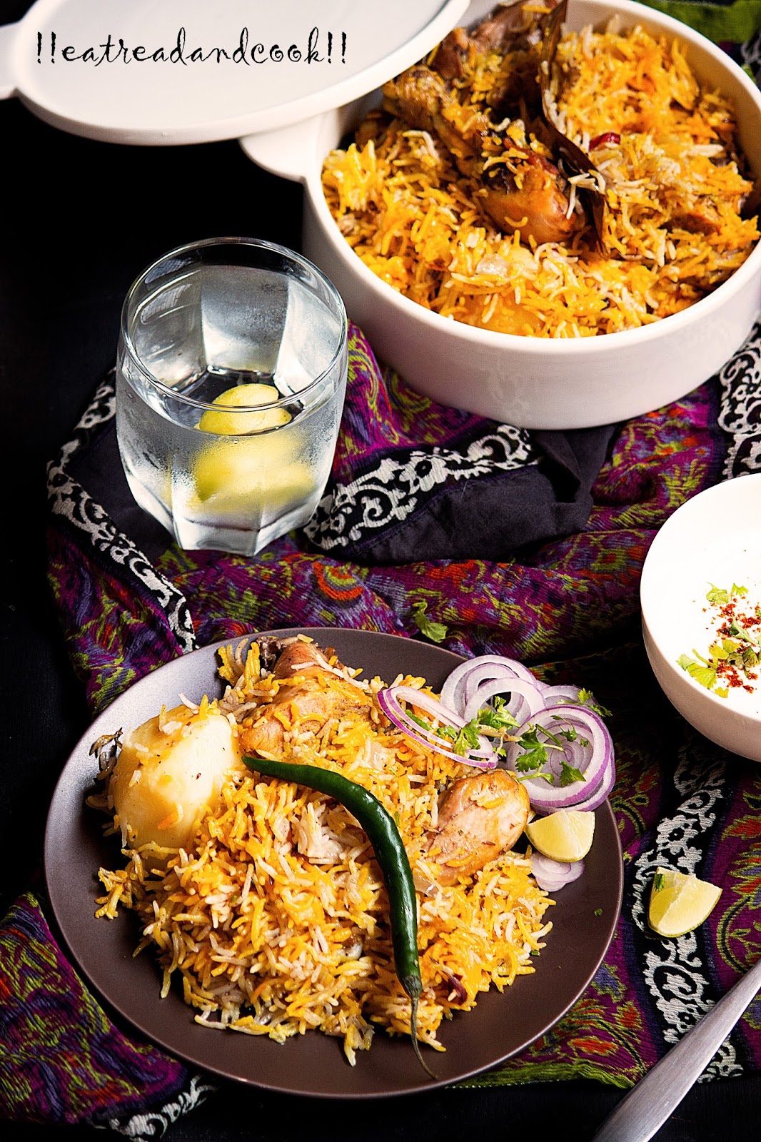 Kolkata Style Chicken Biryani (using pressure cooker)