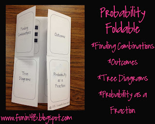 Classroom Freebies Too: Probablility Foldable