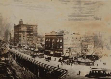 New York - History - Geschichte: Longacre Square