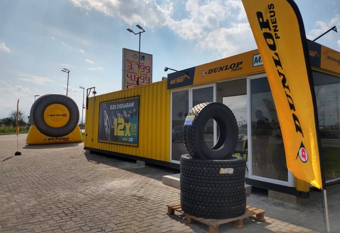 Dunlop apresenta novo modelo de negócio para venda de pneus de carga